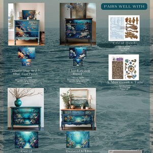 Double Delight Decoupage Fiber Paper Set - the Living Reef - Redesign ...