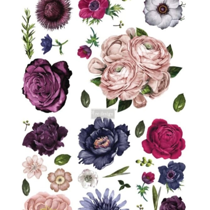 Floral Transfers for Furniture - Etsy