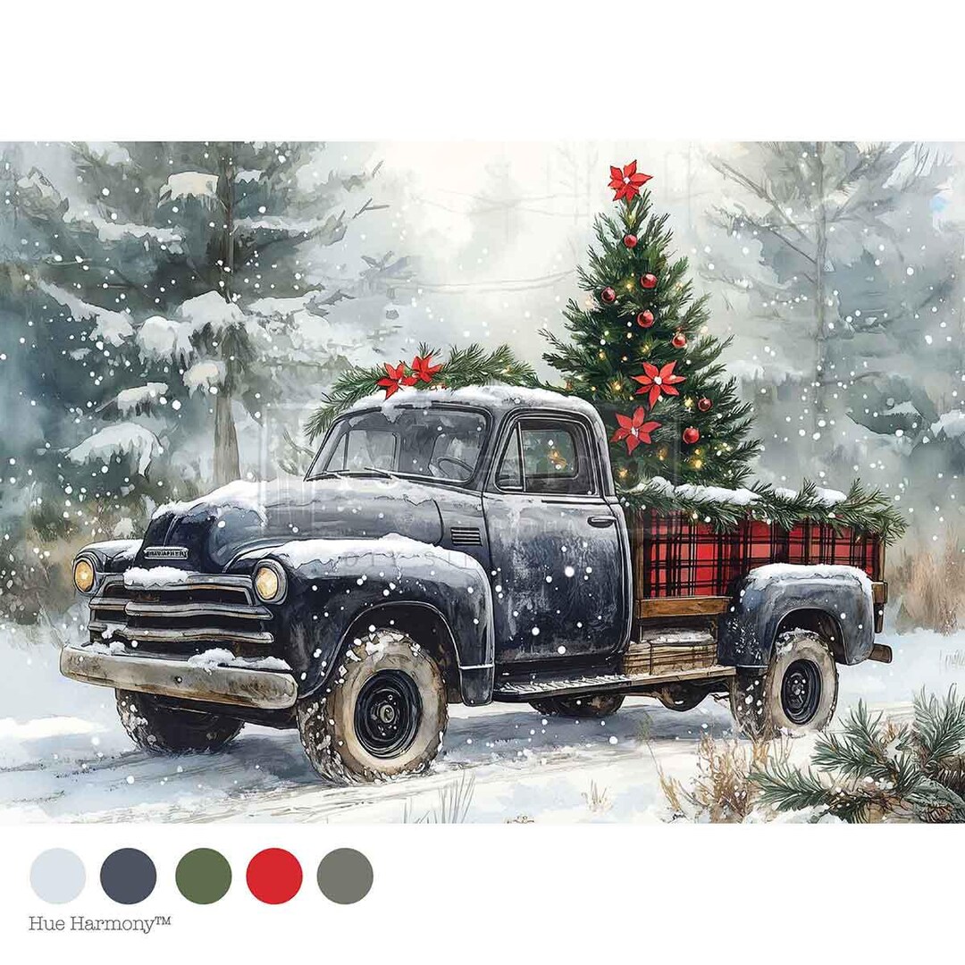 A4 Decoupage – Country Pines Delivery– 1 Sheet, 8.27″x11.69″ - Redesign ...