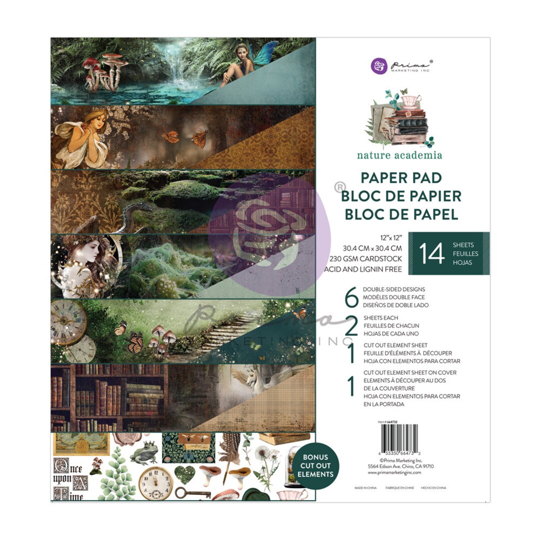 Nature Academia Collection 12×12 Paper Pad – Free Shipping Eligible - Etsy