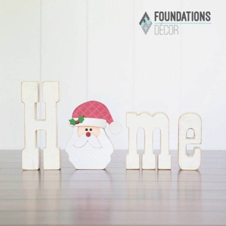 Home Block Words DIY Decor Foundations Decor Flipping | Etsy