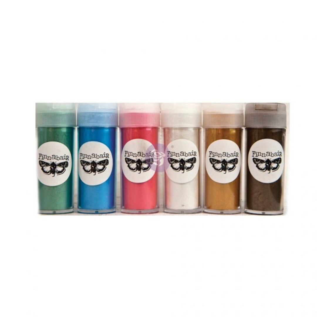 Mica Powder Set – 6 Colors - Art Ingredients - Finnabair - Redesign ...