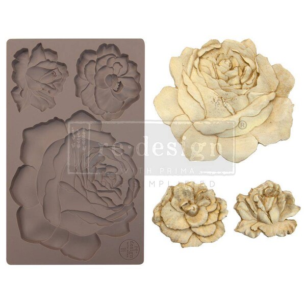 Silicone Rose Mold - Etsy