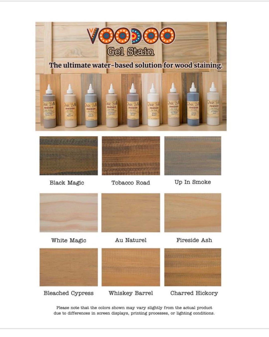 Dixie Belle Paint - Voodoo Gel Stains - Flipping Fabulous Salina ...