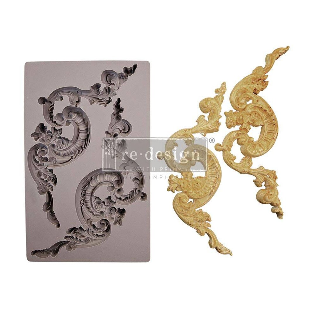 Italian Vita Scrolls - Silicone Mold - Redesign With Prima - Resin ...