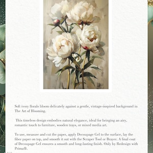 Exclusive the Art of Blooming A1 Fiber Decoupage Paper - Redesign With ...