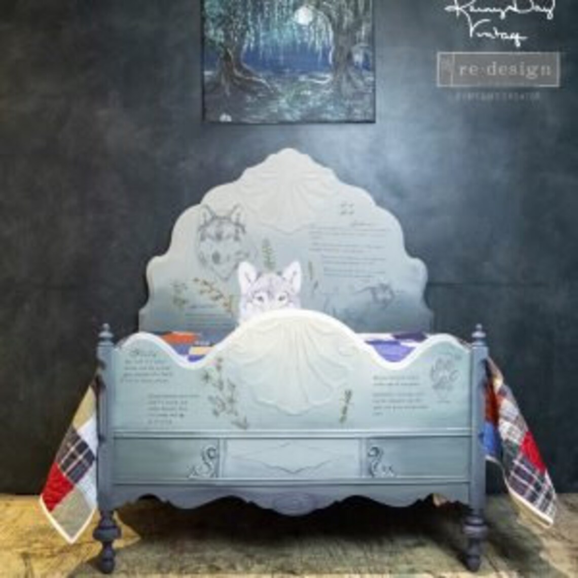 Gray Wolf Rub on Transfer - Redesign With Prima - Furniture Upcycling ...