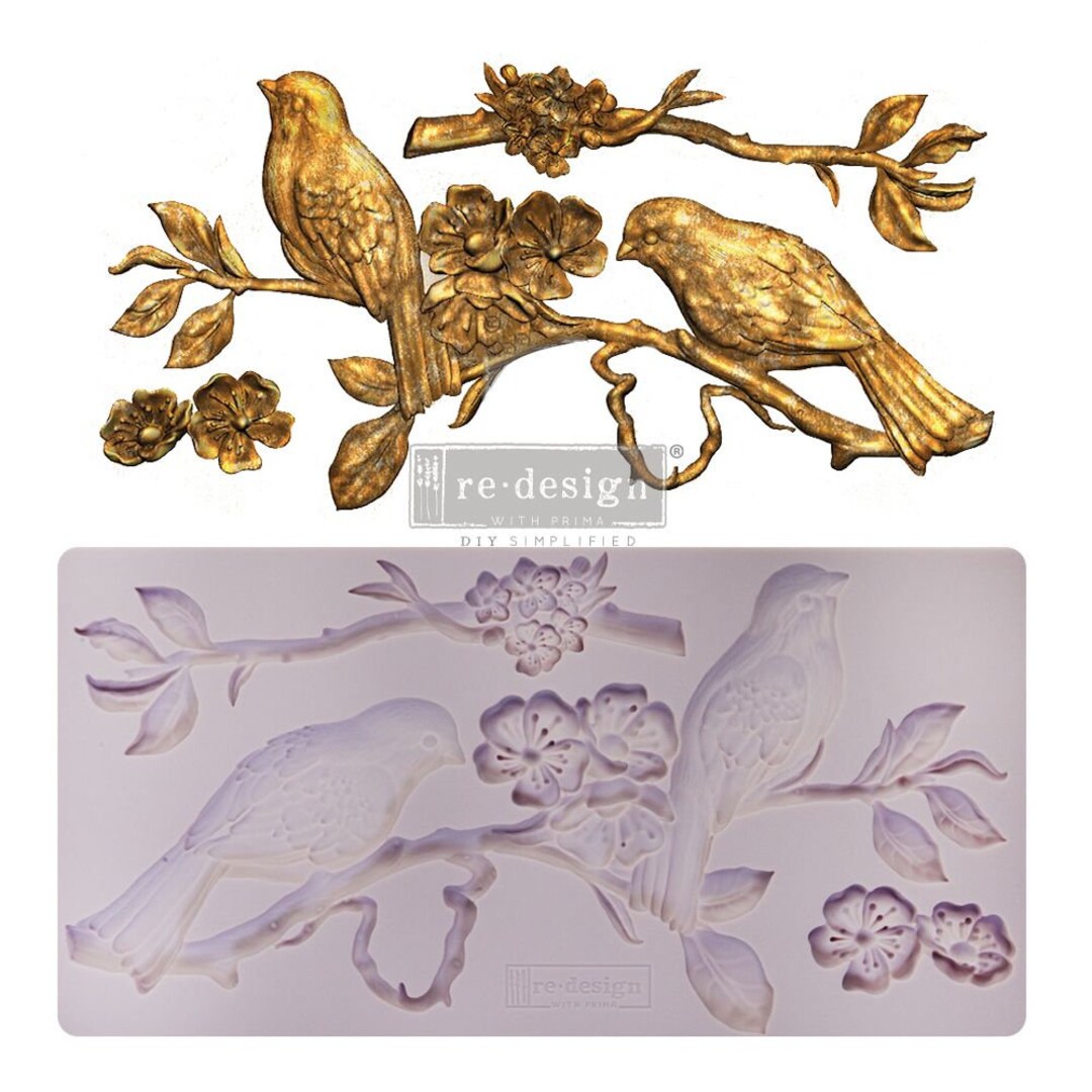 Blossoming Spring - Silicone Mold - Redesign With Prima - Resin, Epoxy ...