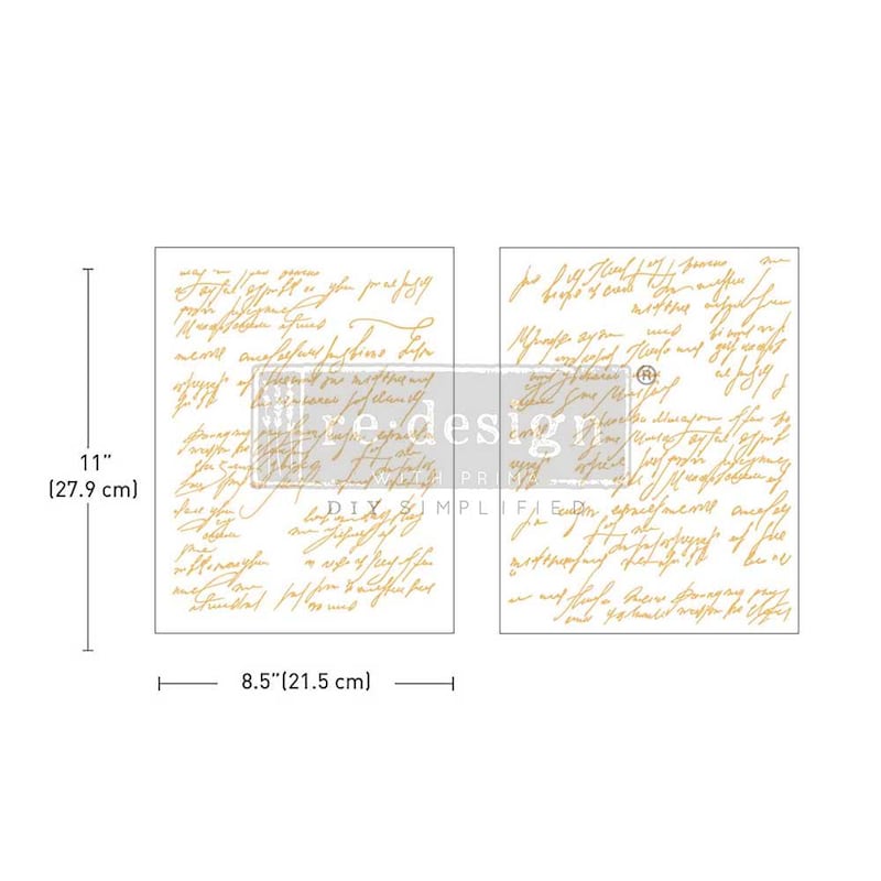 Gold Transfers Prima - Etsy