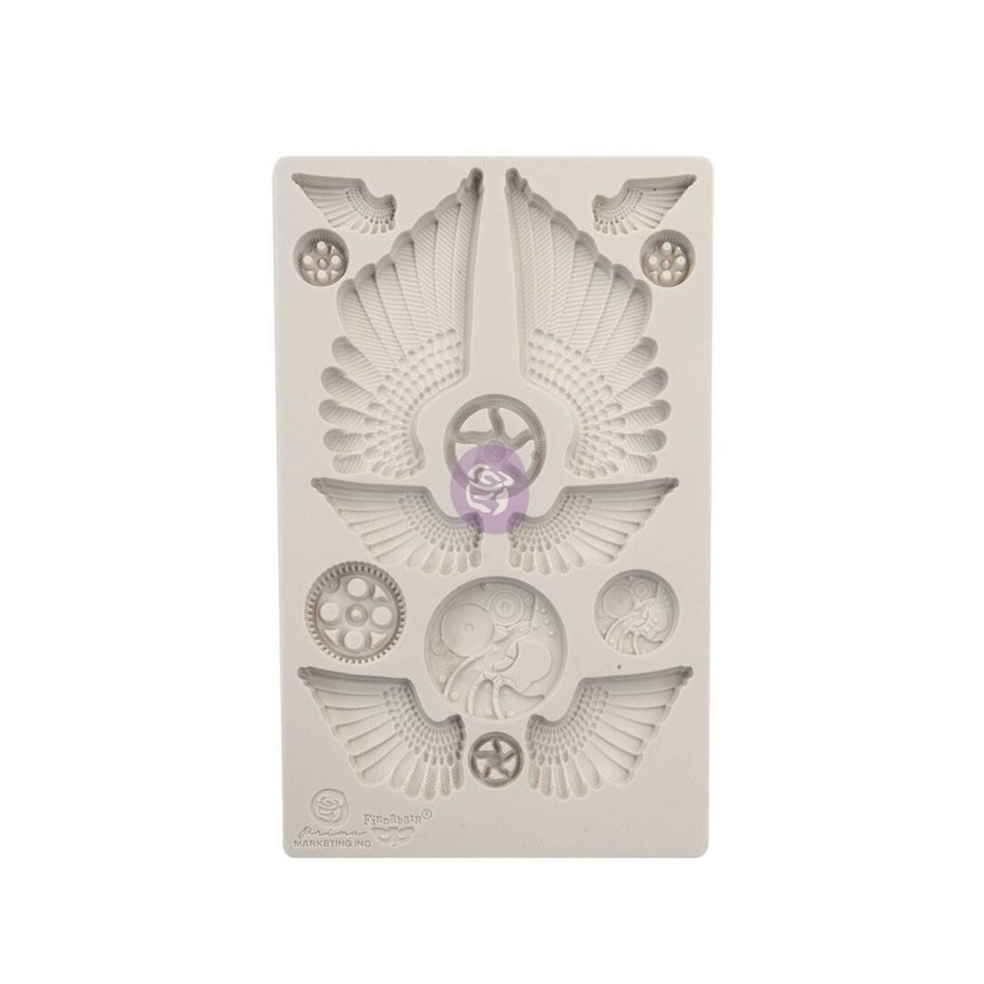 Cogs & Wings - Silicone Mold - Redesign With Prima - Resin, Epoxy, Wax ...