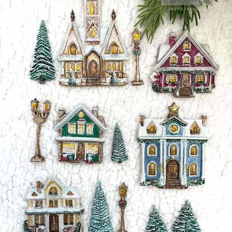 Christmas Village Silicone - Etsy