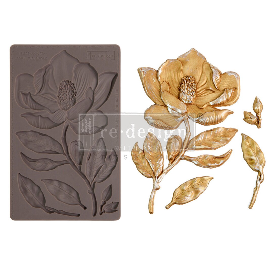 Magnolia Flower - Silicone Mold - Redesign With Prima - Resin, Epoxy ...