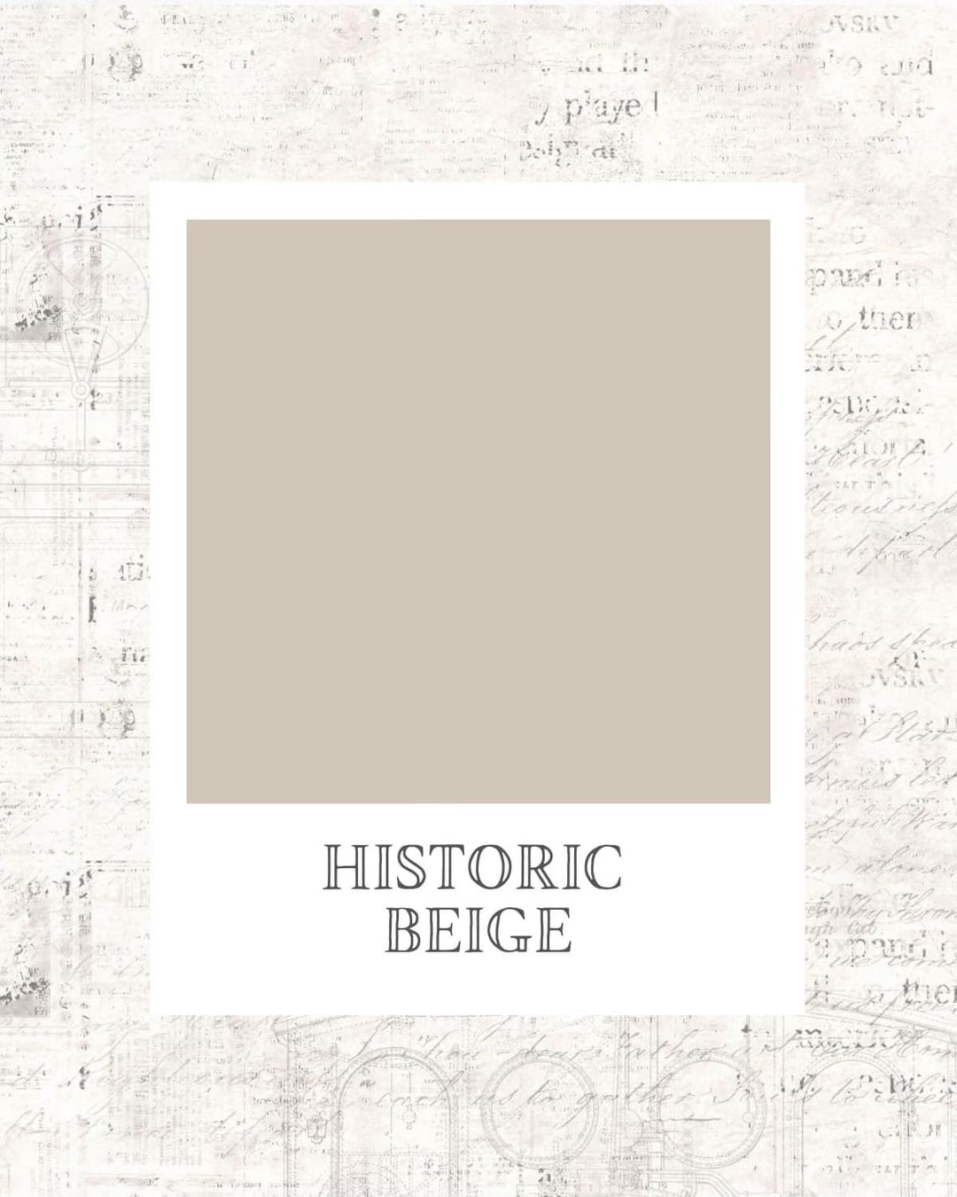 Historic Beige - Melange ONE Artisan Mineral Paint - Primer to Topcoat ...