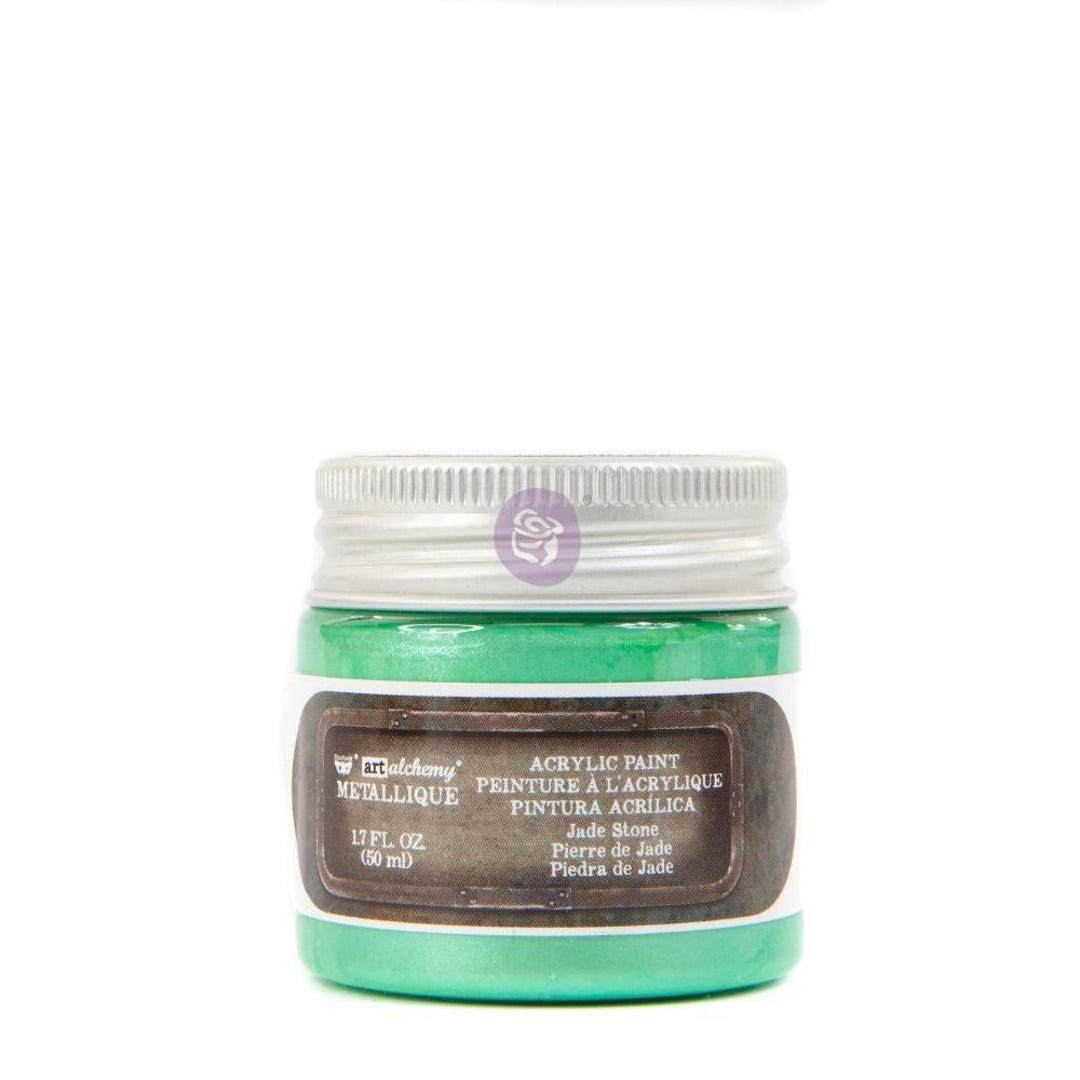Metallique Jade Stone - Art Alchemy Acrylic Paint - Finnabair ...