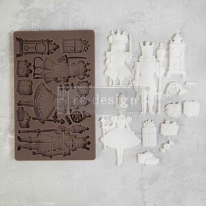 Nutcracker Party – 1 Pc, 5″x8″x8mm - Silicone Mold - Redesign With ...