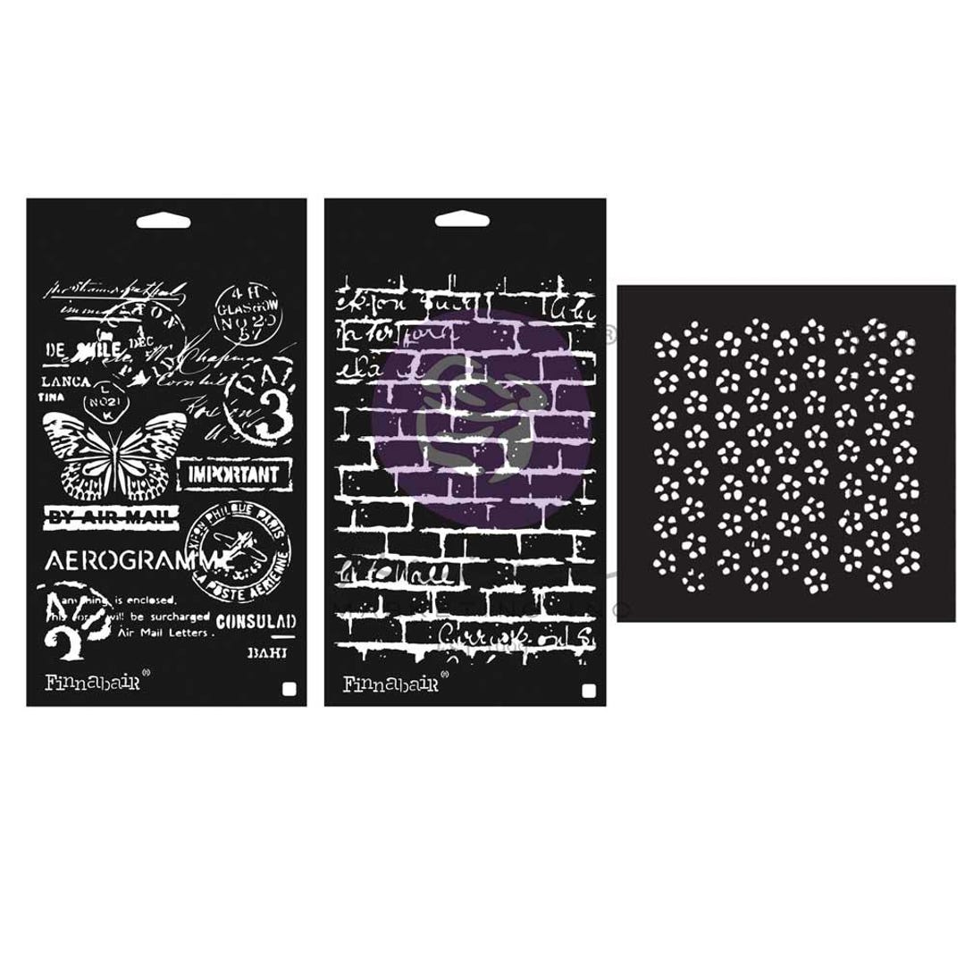Limited Edition Stencil Set – Perfectly Grungy – Reusable Stencils ...