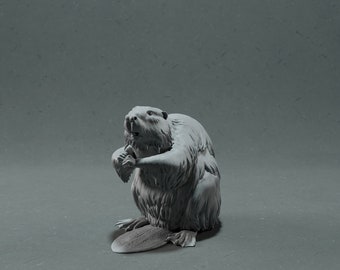 3d Beaver Print - Etsy