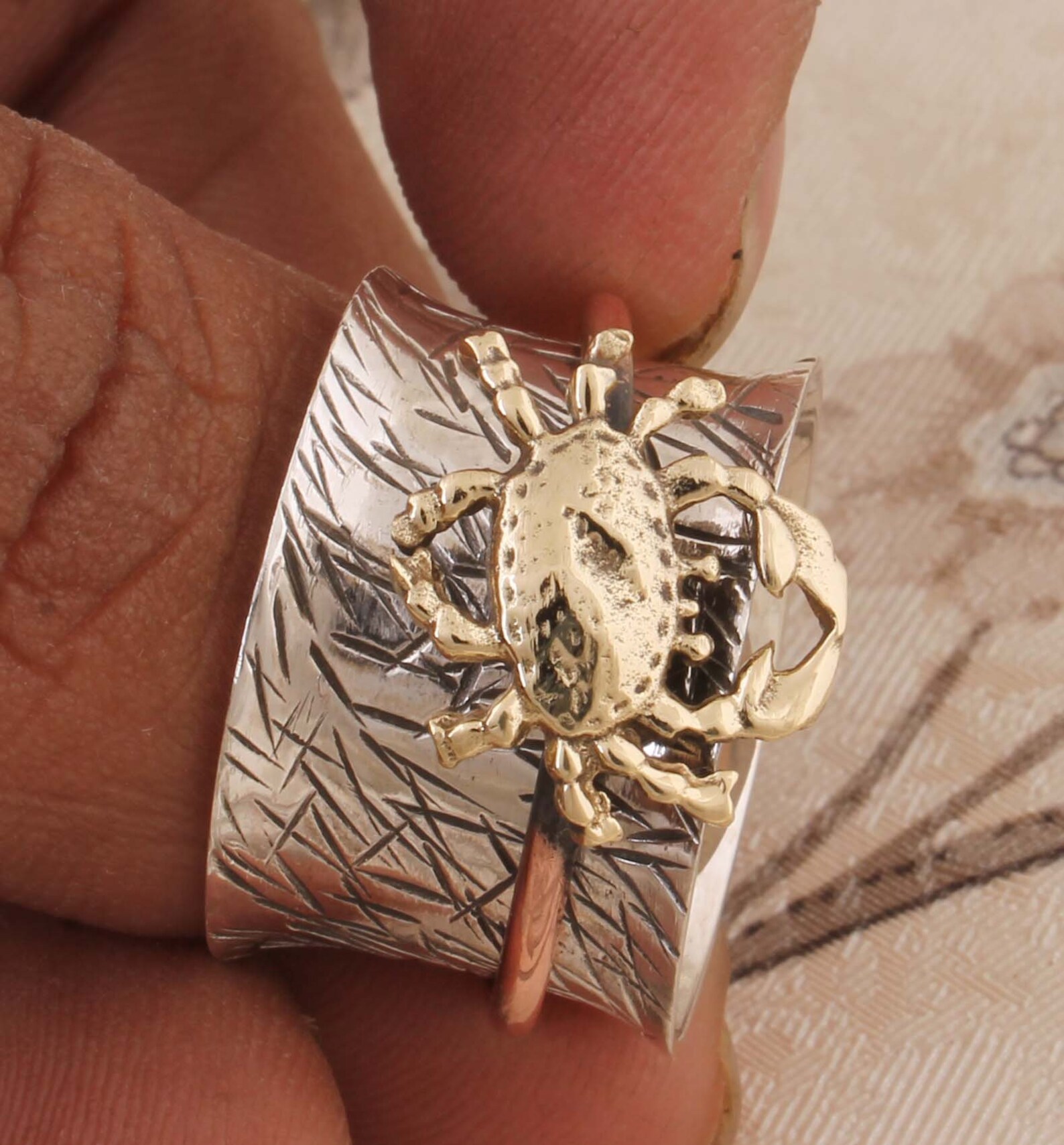 Big Size Ringthumb Ring 925-sterling Solid Silver | Etsy