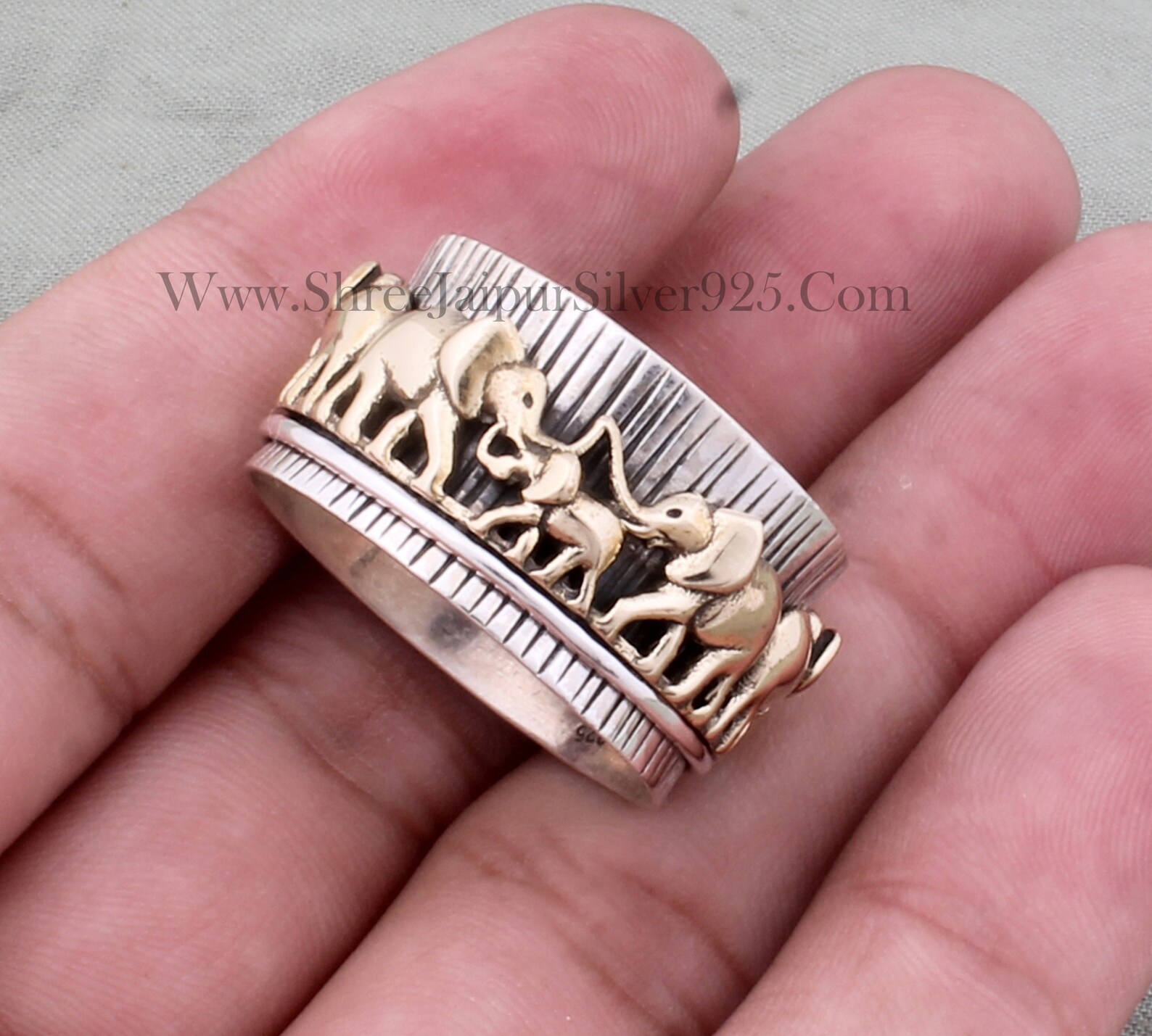 Thumb Ring 925-sterling Silver Ringantique Silver - Etsy