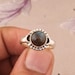 Labradorite Ring, Unique Ring, Natural Labradorite, Gemstone Ring, 925 Sterling Silver Ring ...