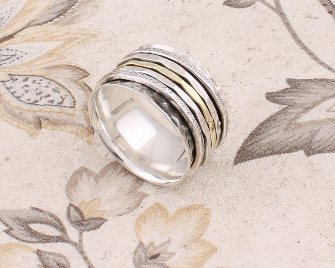 Gift For You Solid 925-SterlingSilver Ring Plain Boho Ring | Etsy