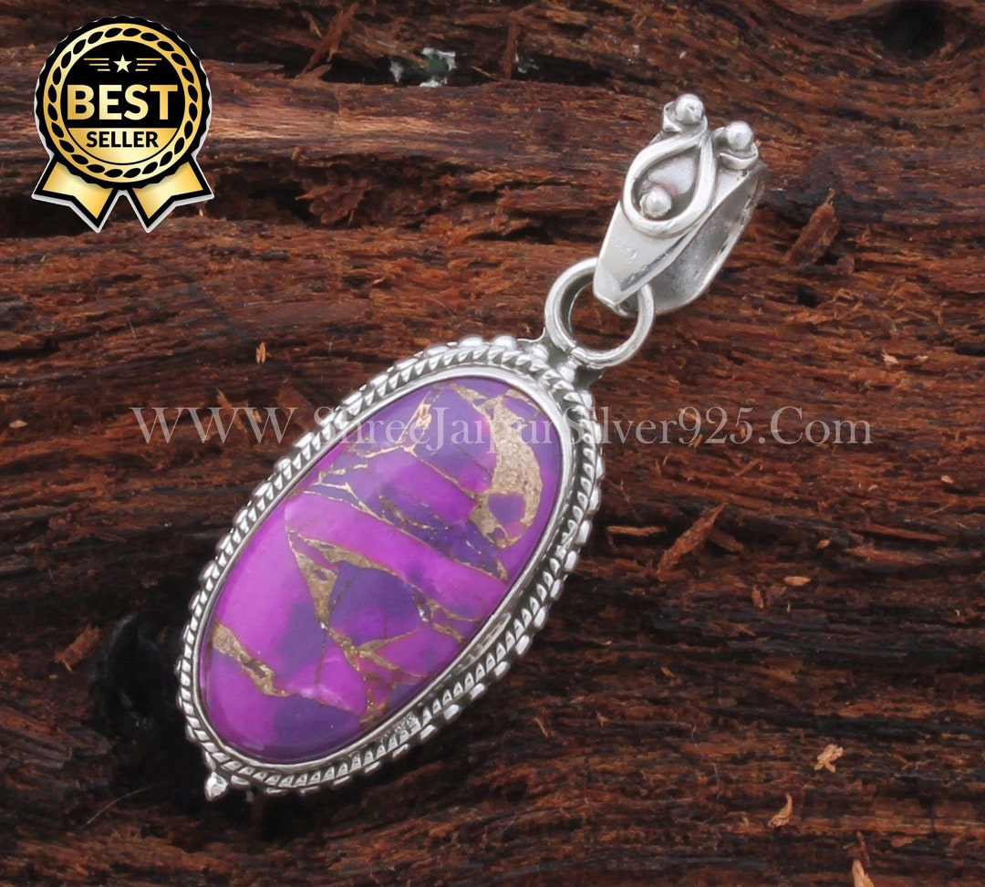 925 Sterling Silver Pendant for Women Natural Composite - Etsy