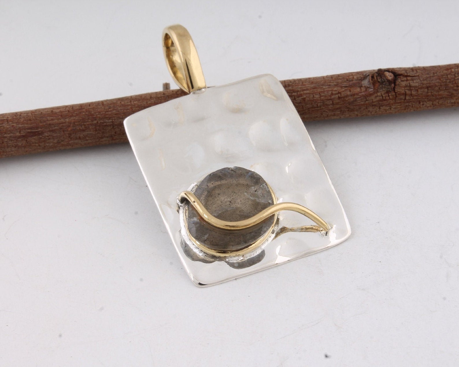 Beautiful 925 silver handmade Labradorite gemstone pendant | Etsy