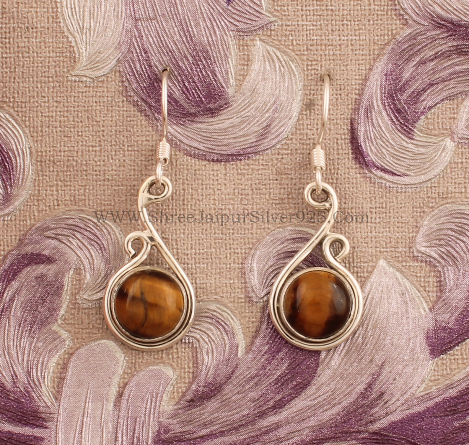 Amazing Tiger-Eye Top Quality Gemstone EarringBoho Earring | Etsy