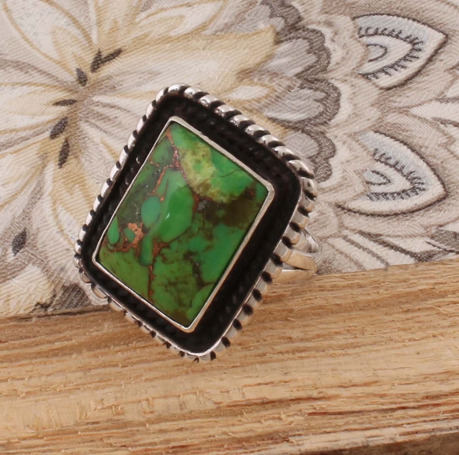 Composite Turquoise Stabilized Turquise Ringmiddle Finger - Etsy