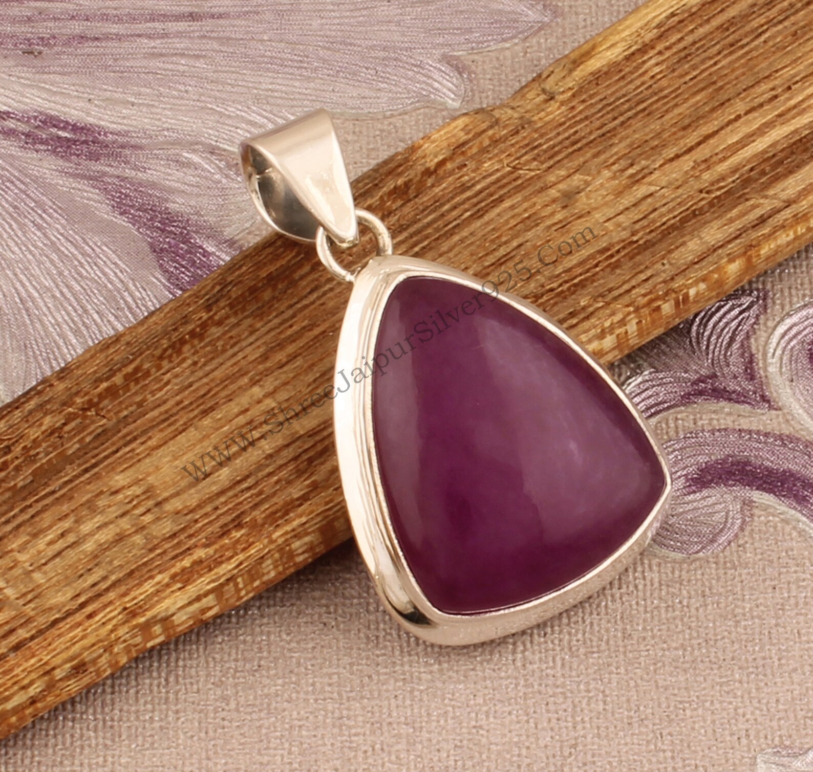 Natural Purple Jade Aaaquality Gemstone Handcrafted Pendant - Etsy