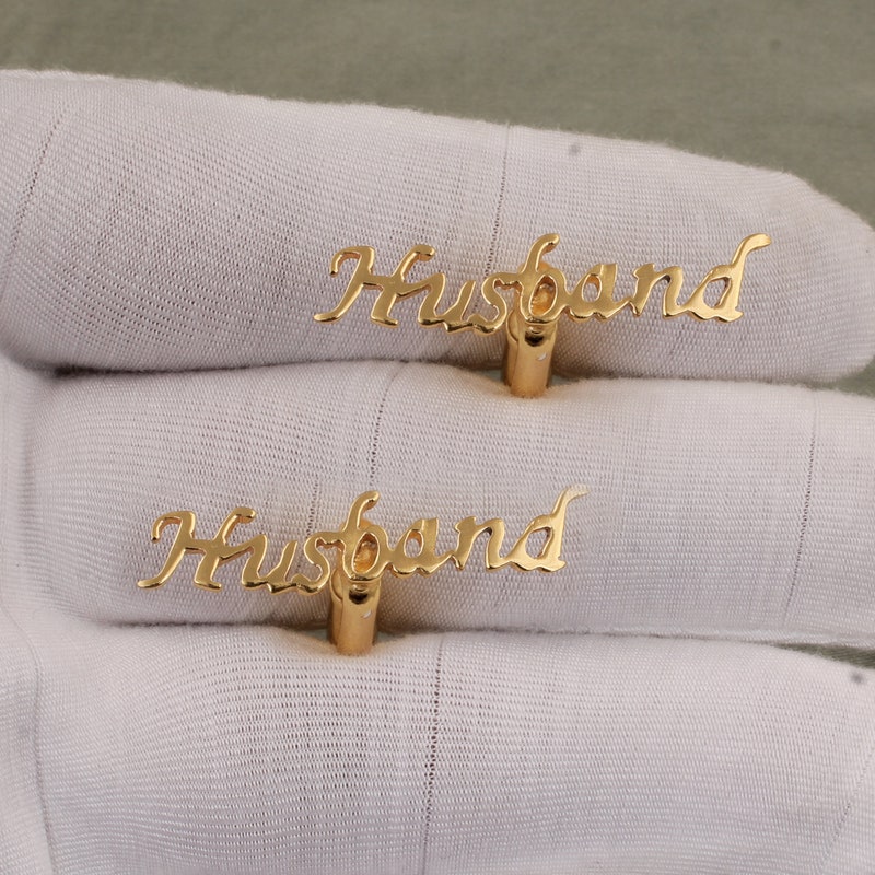 Name Cufflinks - Etsy