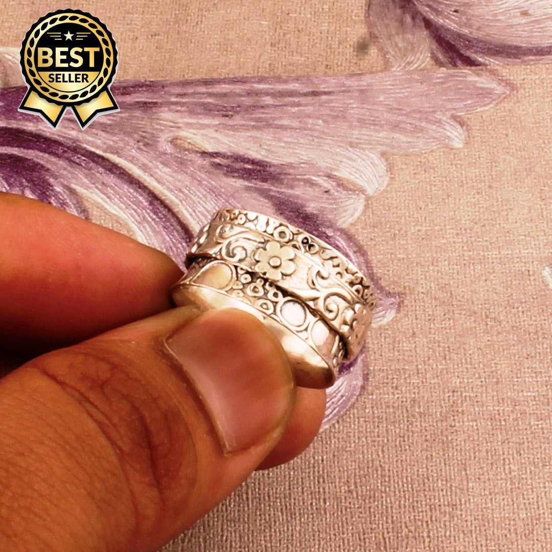 Thumb Ring 925-sterling Silver Ringantique Silver - Etsy