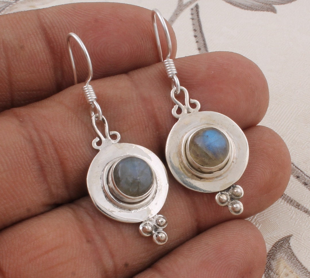 Simple Earring 925-silver Sterling Earring Handmade Earring Silver ...