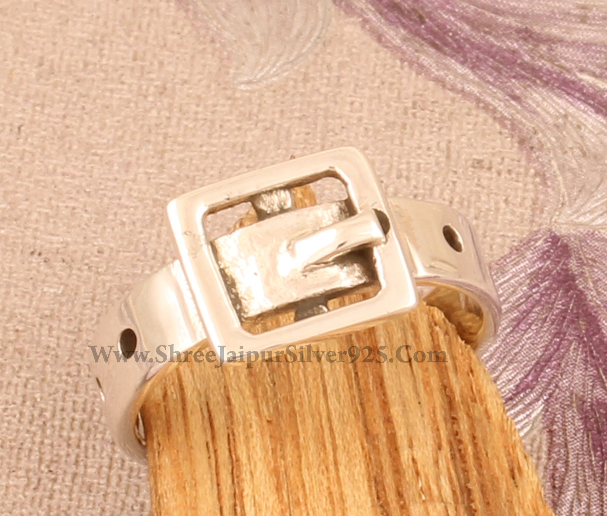 Belt Buckle Solid 925 Sterling Silver Band Ring for Men's - Etsy