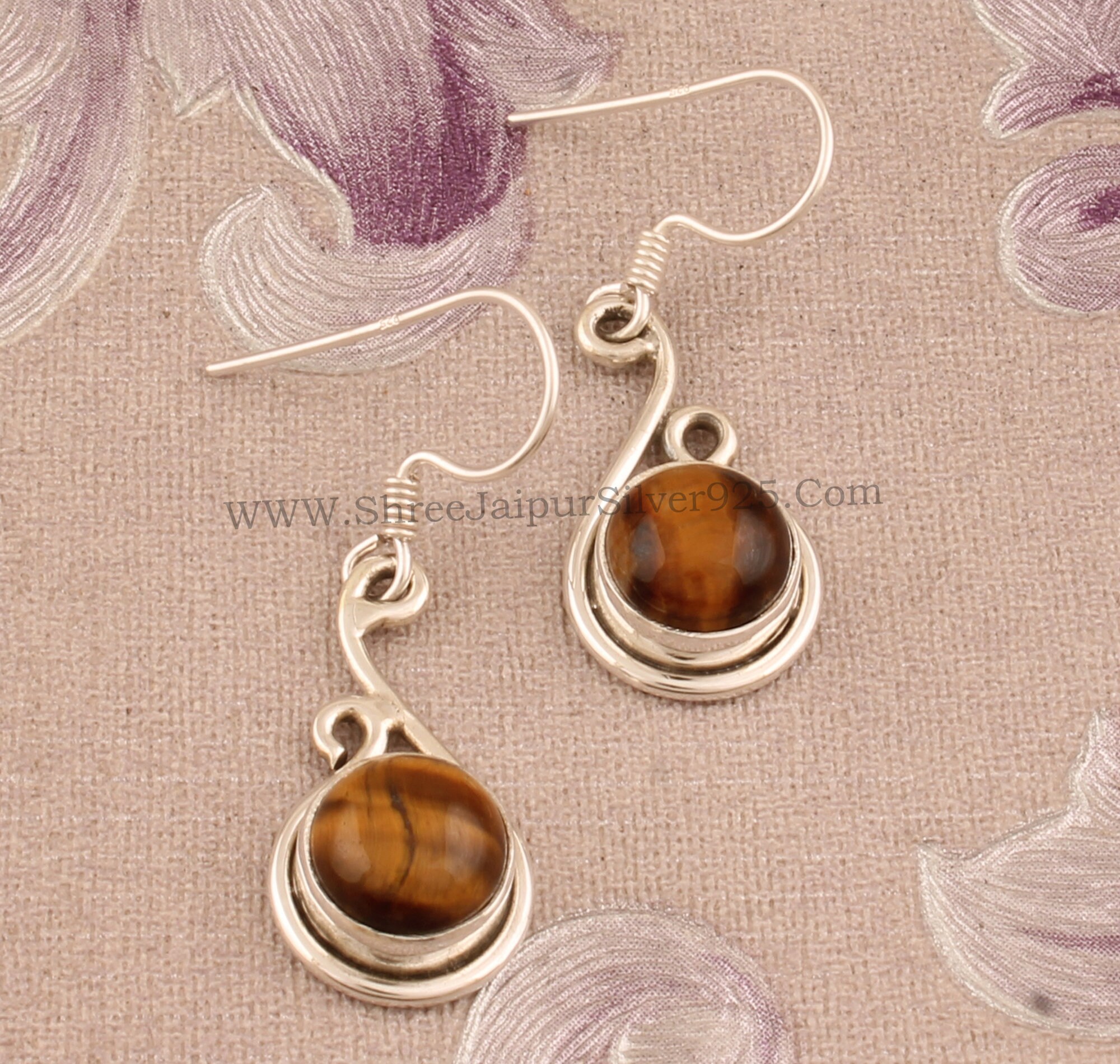 Amazing Tiger-Eye Top Quality Gemstone EarringBoho Earring | Etsy