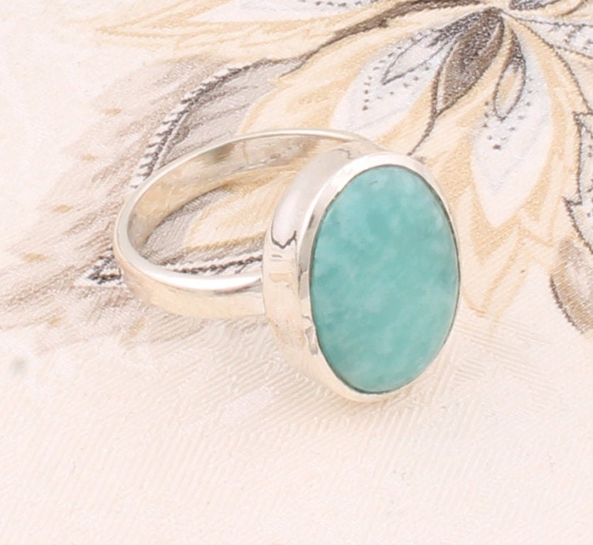 Ring Finger Ring Solid 925-sterling Silver Ring With Natural - Etsy