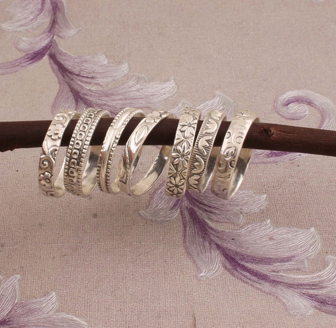 Minimalist 925-sterling Solid Silver Ring,band Silver Etsy Sell ...