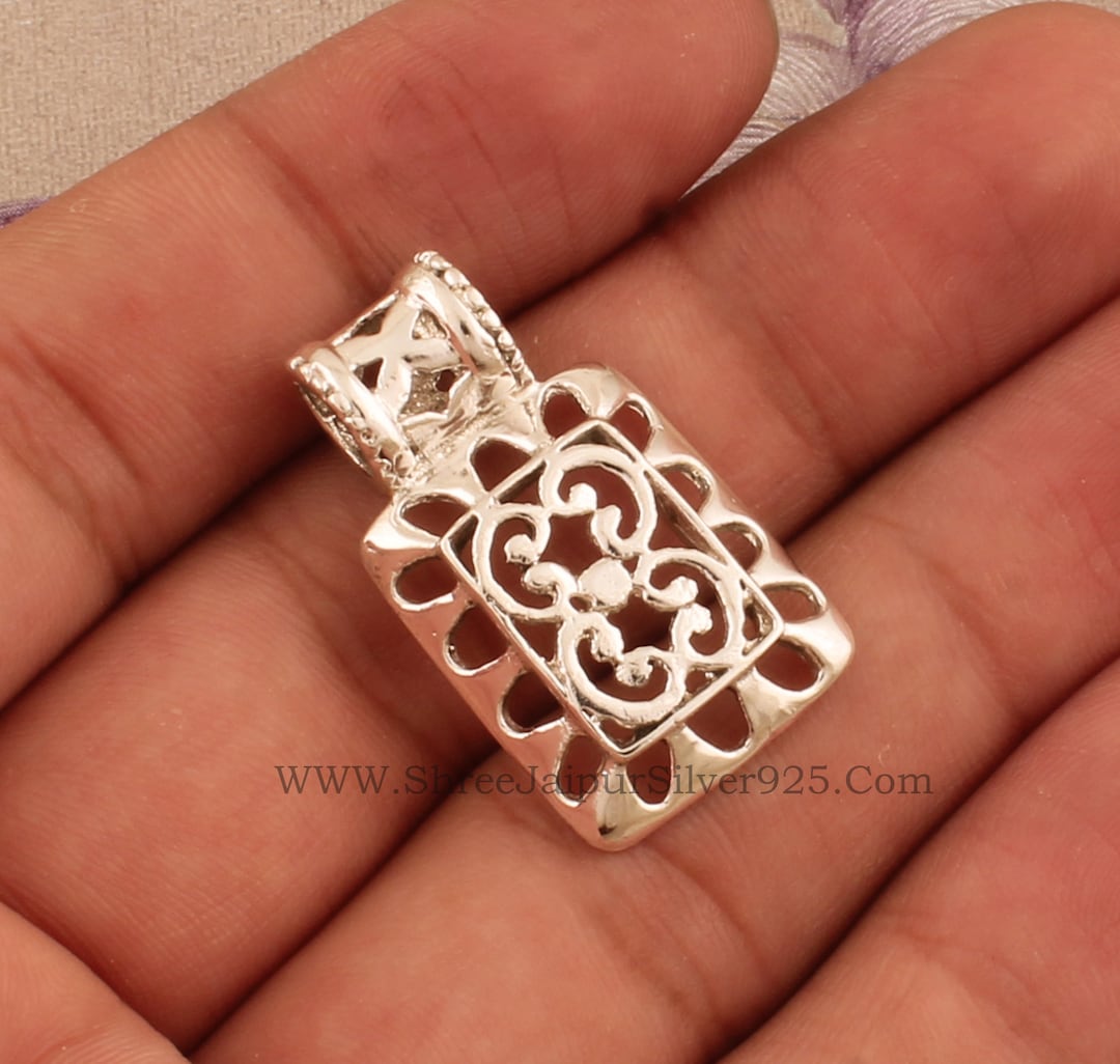 925 Sterling Silver Designer Pendant, Handmade Jewelry Gifts for Mom ...