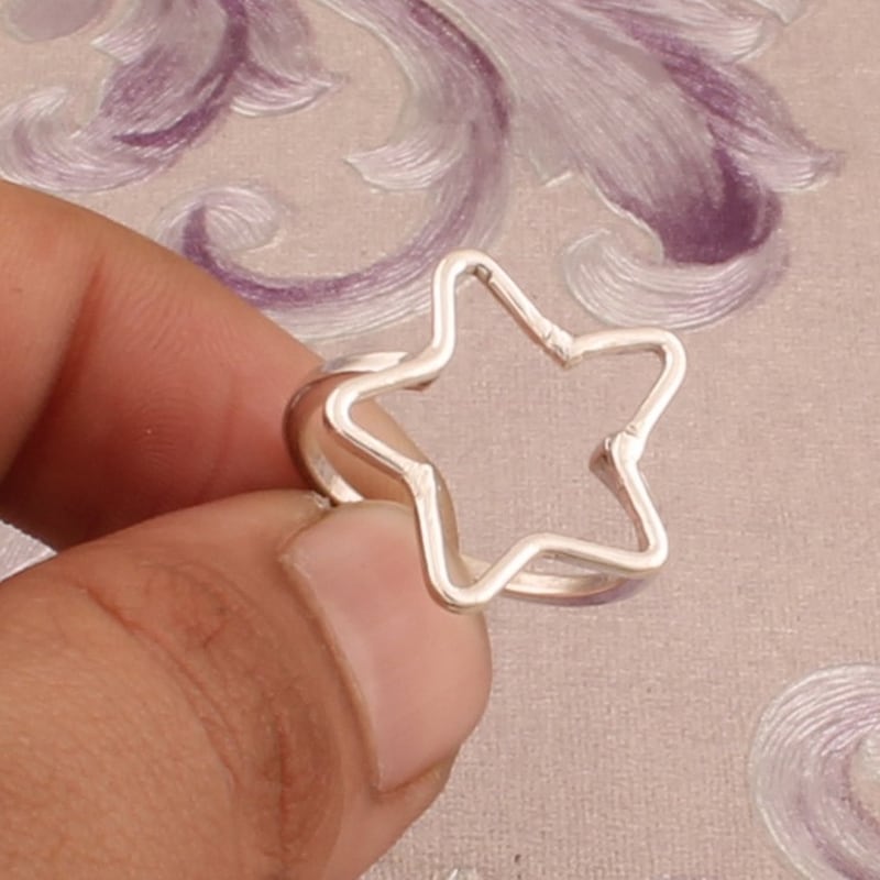 Star Shaped Ring - Etsy