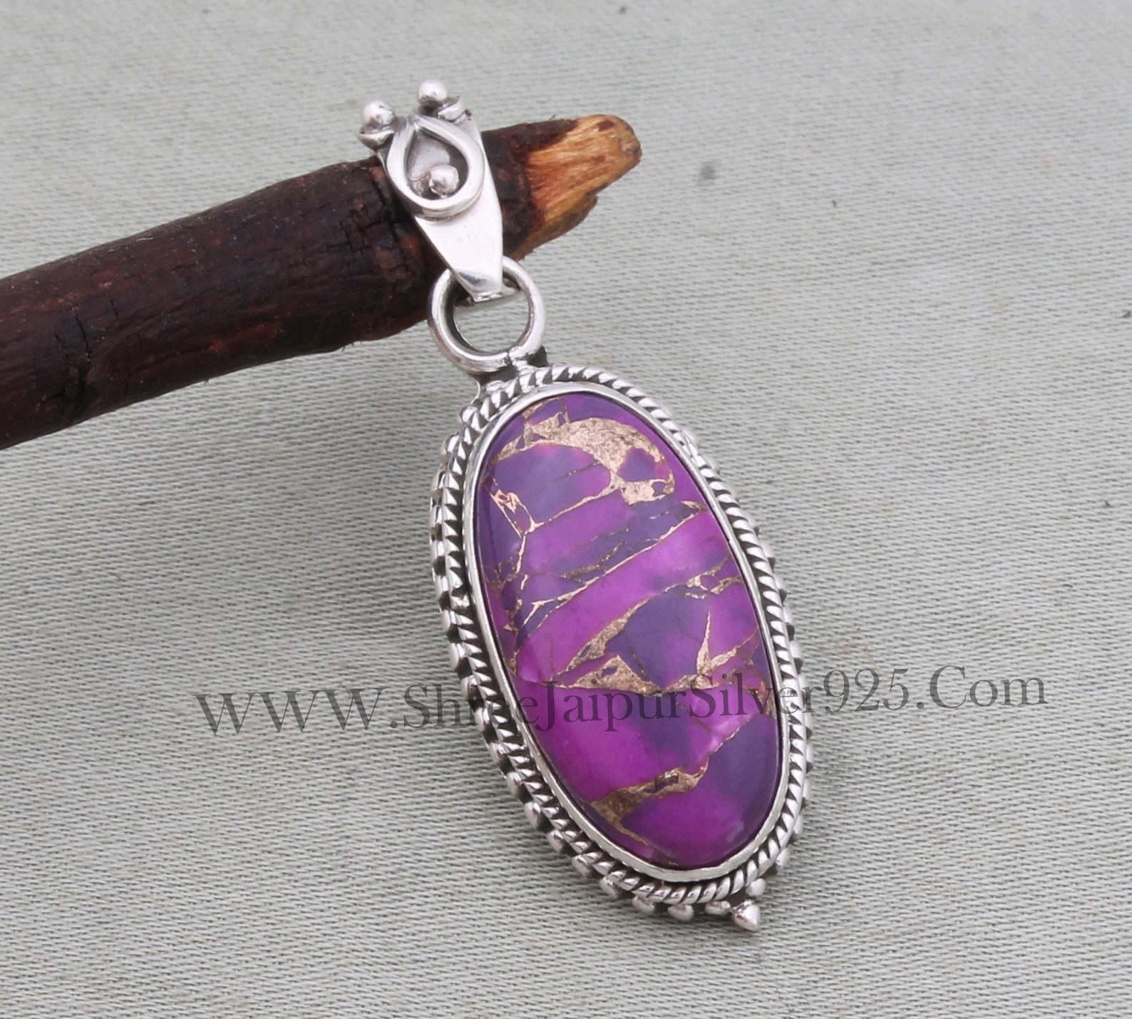 925 Sterling Silver Pendant for Women Natural Composite - Etsy