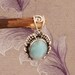 Natural Larimar Oval Shape Gemstone Pendant 925 Sterling - Etsy