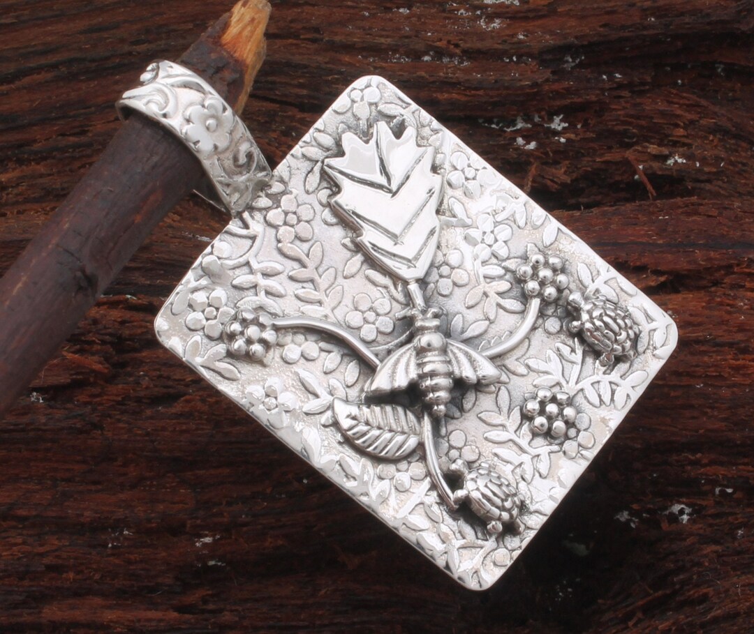 Solid 925 Sterling Silver Pendant Necklace for Women Plain Silver ...