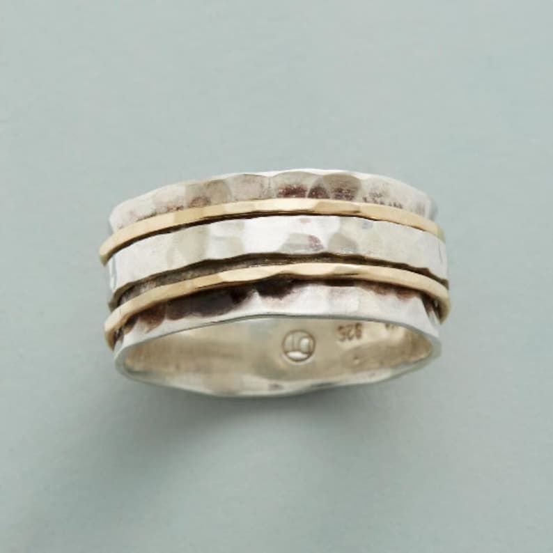 Handcrafted Ring 925-sterling Solid Silver Ring With Charm - Etsy