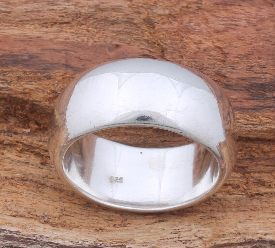 Thumb Ring 925-ring,sterling Silver Ring,handcrafted Boho Ring,plain ...