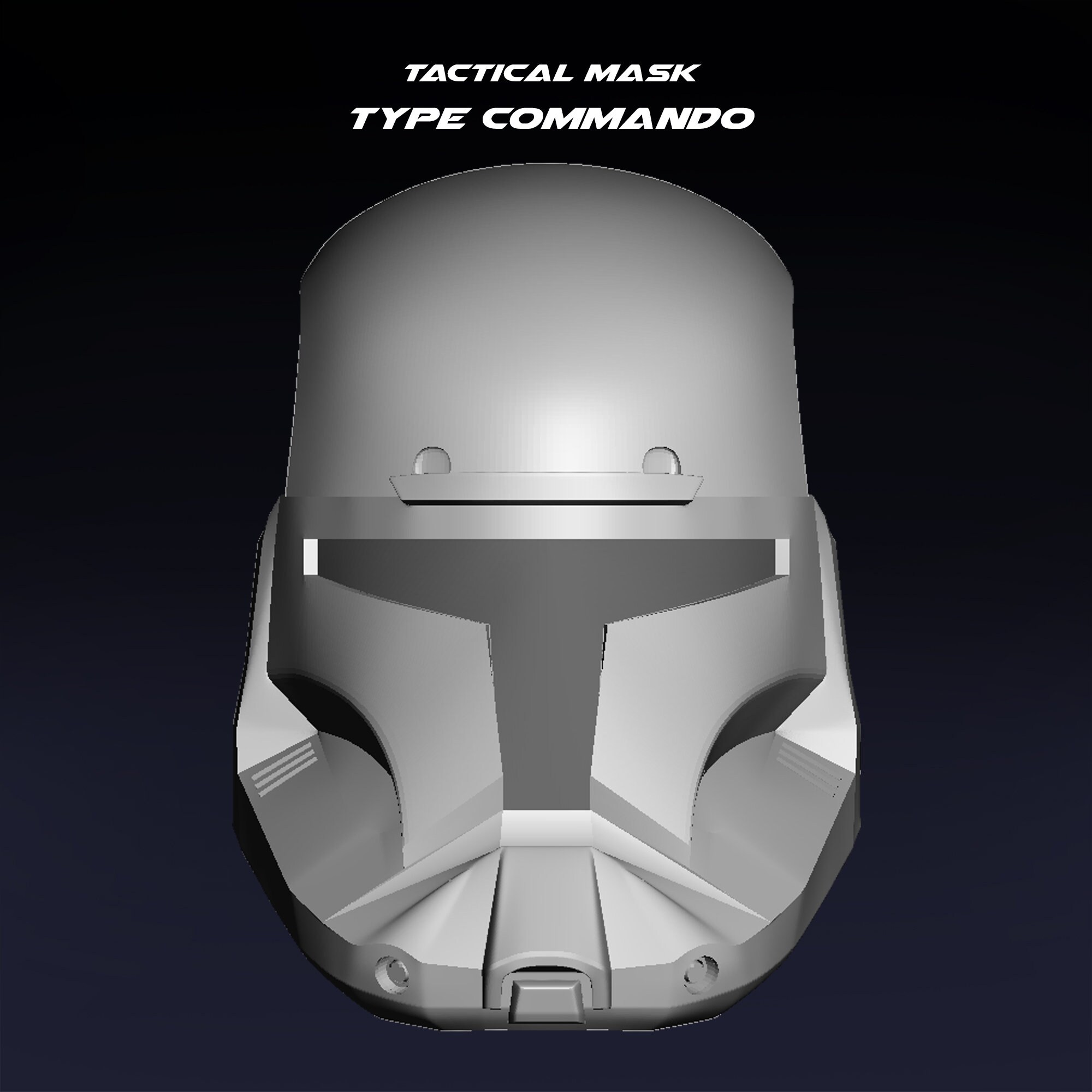 Clone Commando Style Tactical Helmet Stl/digital Files - Etsy
