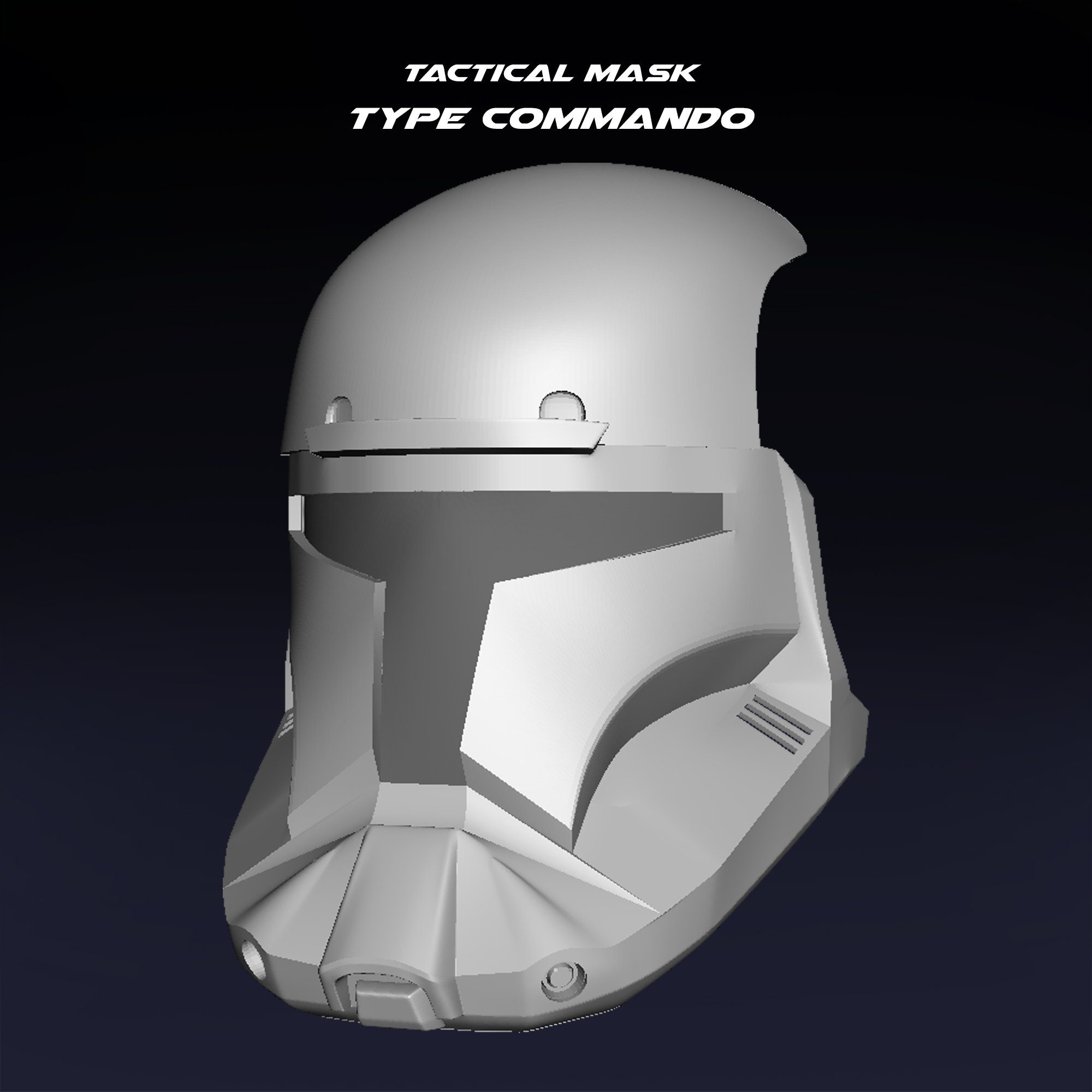 Clone Commando Style Tactical Helmet Stl/digital Files - Etsy