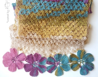 Beige Crochet Scarf | Etsy