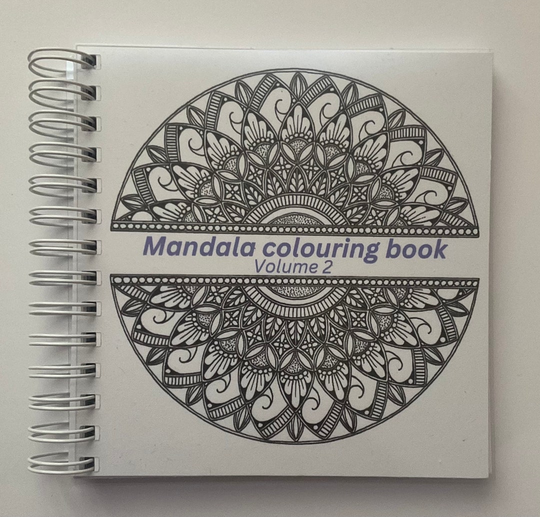 Mandala Mini Colouring Book - Volume 2 - Etsy