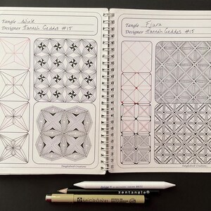 Zentangle Workbook, Pens and Pencil Kit - Etsy