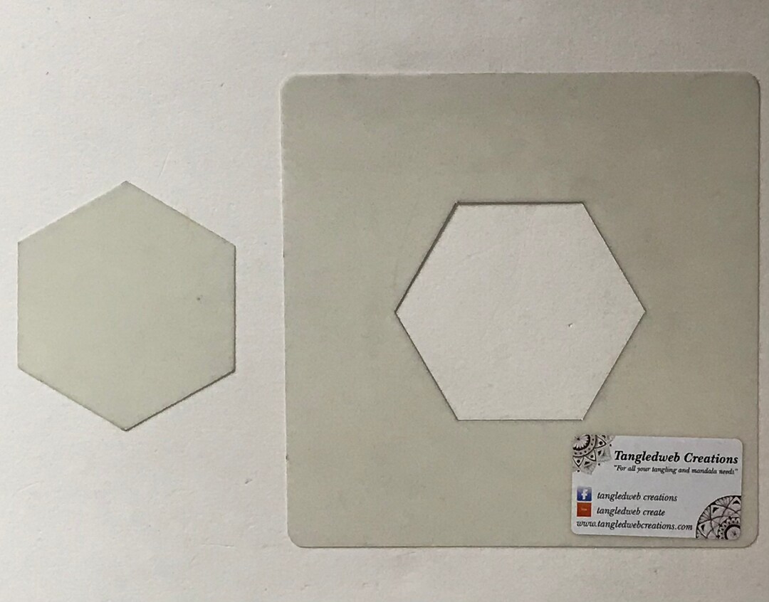 Hexagon Stencils Set of 2 Sizes - Etsy